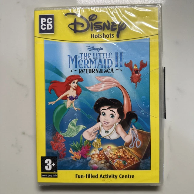 DISNEY HOTSHOTS LITTLE Mermaid II PC DVD NEW Computer Video Game UK ...