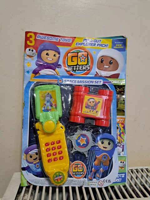 CBEEBIES GO JETTERS magazine #104 2025 Puzzle Colouring Story + Mission ...