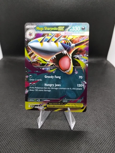 MEGA SHARPEDO EX 061/094 Me02: Phantasmal Flames Holo £2.73 - PicClick UK