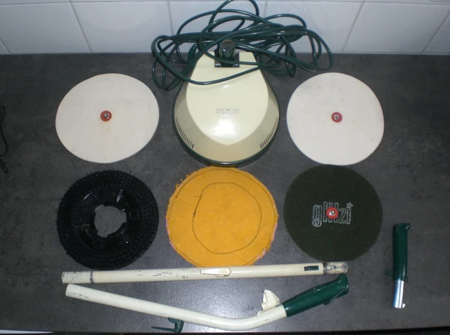 VORWERK BOHNERMASCHINE POLIERMASCHINE Bohner Blocker mit 2 x Stiel + 5 ...