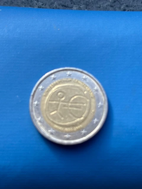 SELTENE 2 EURO münze J strichmännchen, WWU 1999-2009 EUR 100,00 - PicClick DE