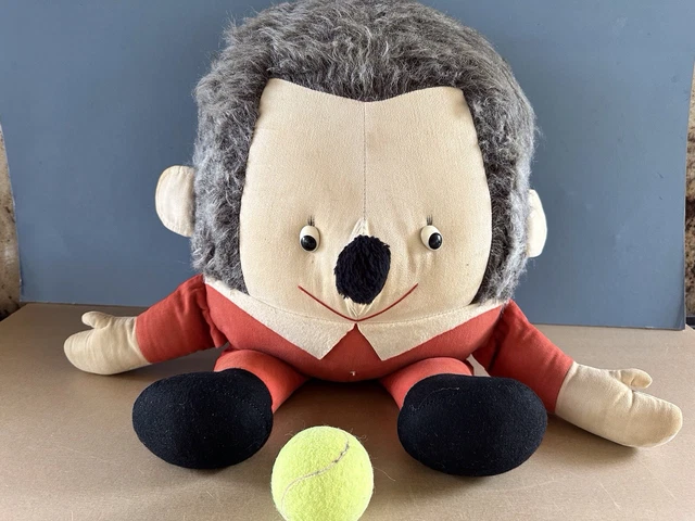 VINTAGE MERRYTHOUGHT HUMPTY DUMPTY Hedgehog With Bells Large Rare 1950s ...