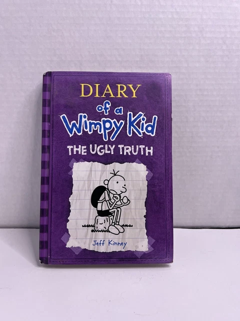 DIARY OF A Wimpy Kid by Jeff Kinney The Ugly Truth Book 5 Purple Cover ...