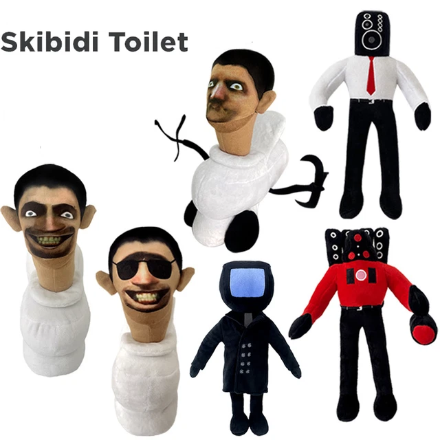 THE SKIBIDI TOILET Plush Toy Speakerman Boss Toiletman Soft Doll Kid ...