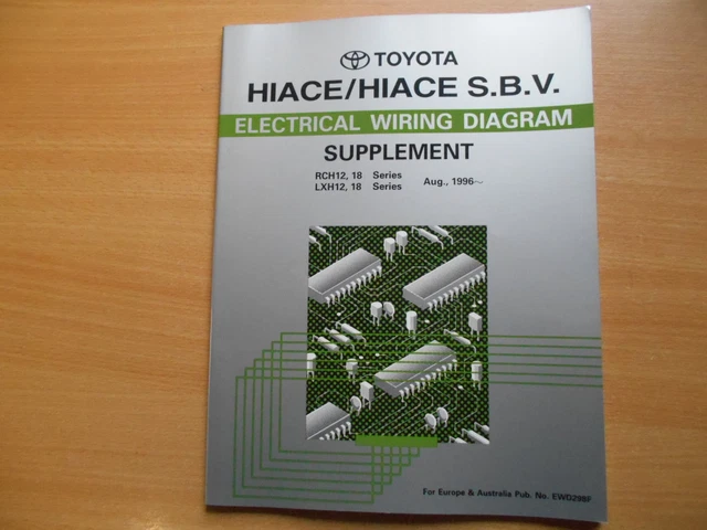 CIRCUIT DIAGRAMS ELECTRICAL wiring diagram Toyota HIACE / S.B.V. 08. ...