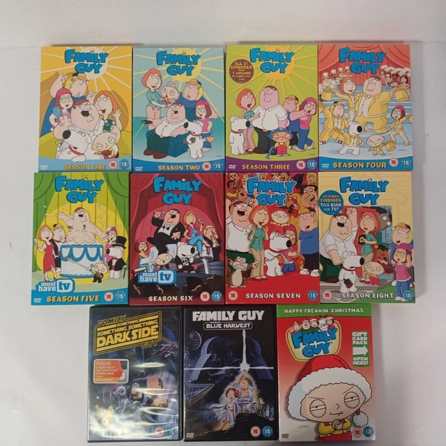 FAMILY GUY DVD Bundle Seasons 1-8 + Specials Untested All Discs Present ...