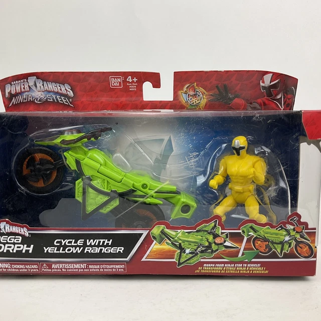 POWER RANGERS NINJA Steel - Power Rangers Mega Morph Copter avec Red ...