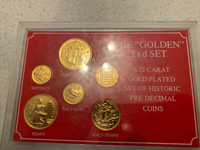 ROYAL MINT GOLDEN Set of pre-decimal coins Great Britain £16.00 ...