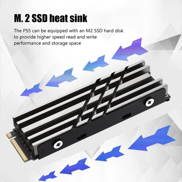 ALUMINUM COOLER SOLID State Hard Disk M.2 SSD Heatsink for NVME 2280 (Grey) EUR 9,77 - PicClick FR