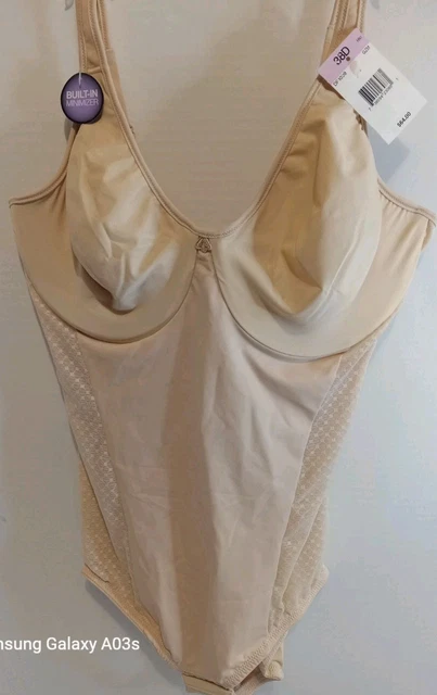 BALI ULTRA BODY Briefer Shaper Built In Minizer Underwire Hook Crotch ...