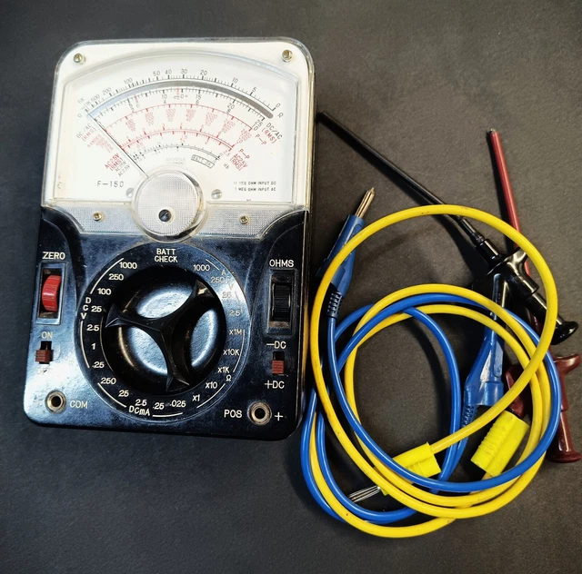 VINTAGE FET-TRANSISTOR-MULTIMETER ANALOG Ultron F-150; in Leder ...