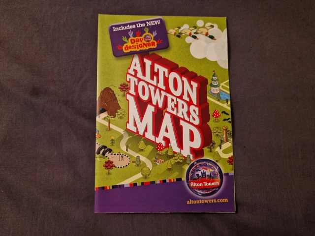ALTON TOWERS 2007 Theme Park Map Guide Leaflet - Mint Condition £15.00 - PicClick UK