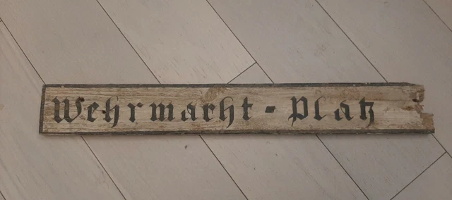 GERMAN SIGNAGE SIGN Ww2 Ww1 To Identify Occupation Paris £26.62 ...