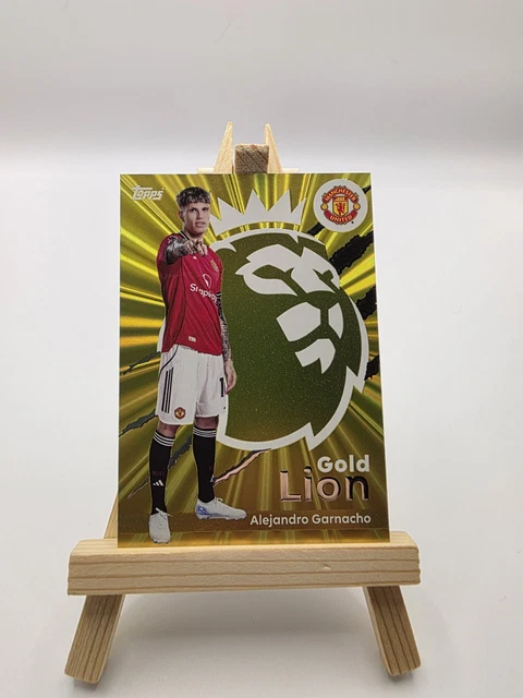 TOPPS 2026 PREMIER League Alejandro Garnacho Gold Lion Insert ...