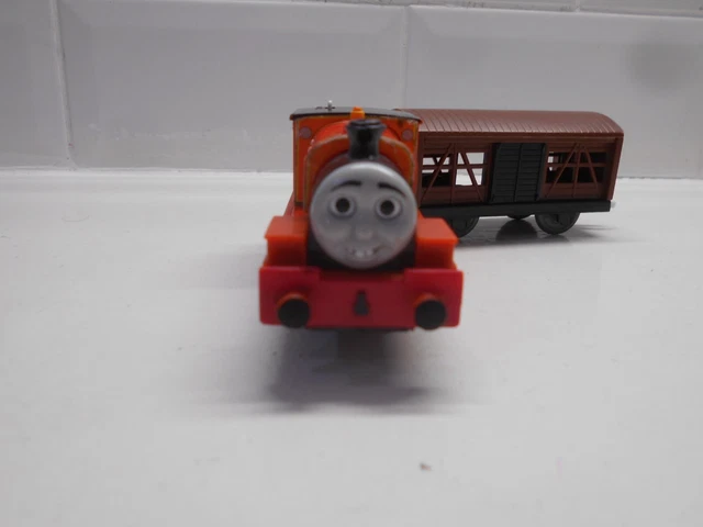 TOMY TRACKMASTER THOMAS the tank engine battery train billy & cattle ...