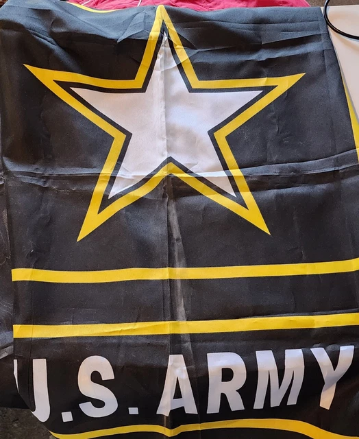 US ARMY BLACK Flag 3'x5' BANNER Polyester with Grommets MILITARY ...