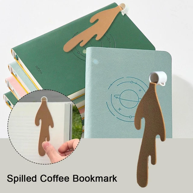 FUNNY SPILLED COFFEE Bookmarks For Readers. οю Z0L0 $3.26 - PicClick AU