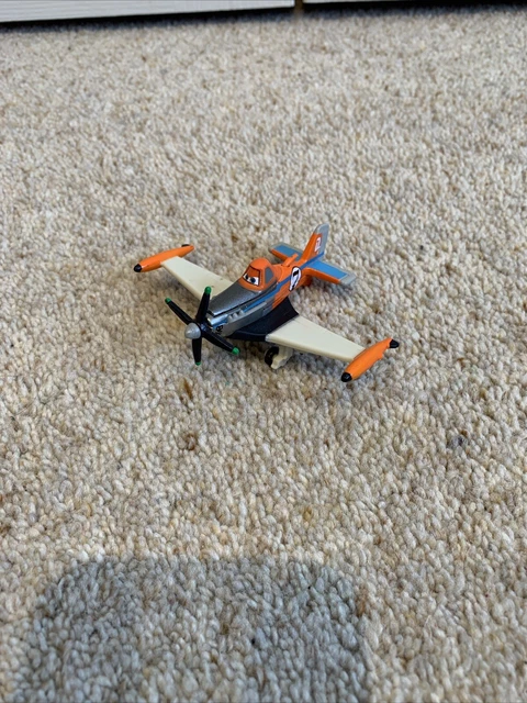 DISNEY PIXAR PLANES Cars SUPERCHARGED DUSTY #7 MATTEL 1:55 DIECAST £10. ...