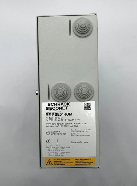 SCHRACK SECONET | BE-PSE01-IOM | BEPSE01IOM EUR 335,00 - PicClick DE