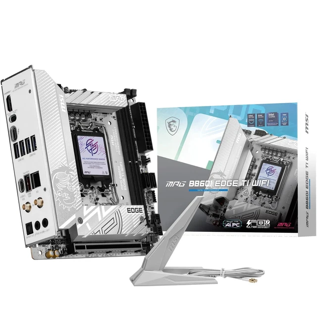 MSI MPG B860I EDGE TI WIFI Motherboard, Mini-ITX - Supports Intel Core ...