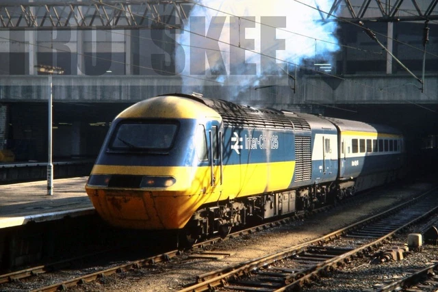35MM SLIDE BR British Rail Diesel HST Intercity 125 43166 1984 Original ...