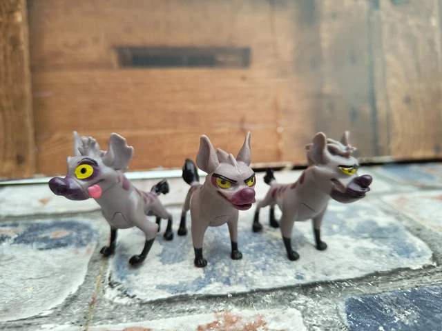 DISNEY LION GUARD King Hyenas Mini Figures Bundle Cheezi Chungu & Janja ...