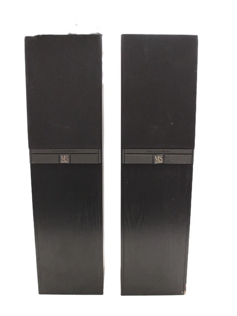 PAIR OF MORDAUNT-SHORT MS 25i Floor Standing Speakers - W51 £53.50 ...