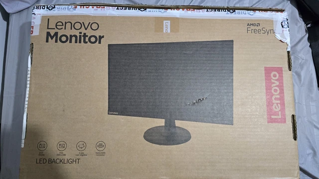LENOVO D24-40 24& Full HD IPS Monitor HDMI AMD FreeSync Excellent ...