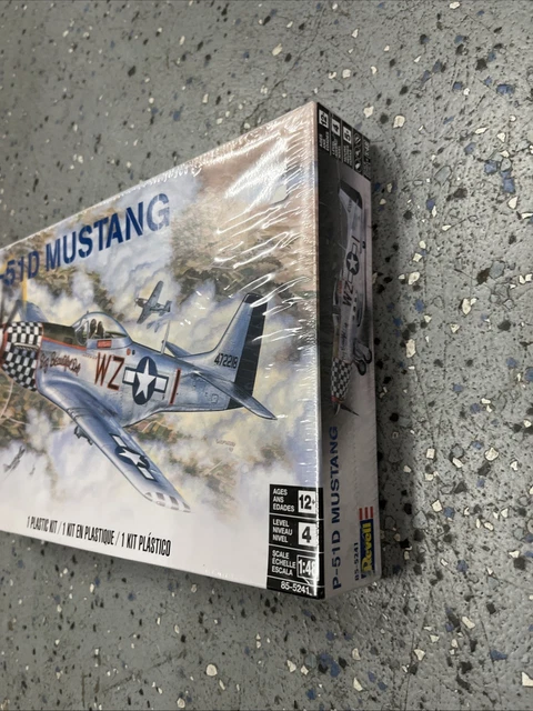 REVELL P-51D MUSTANG WWII Fighter Plane 1:48 scale Plastic Model 85 ...
