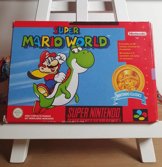 SUPER MARIO WORLD Super Nintendo SNES NFAH Box Classic EUR 249,00 ...