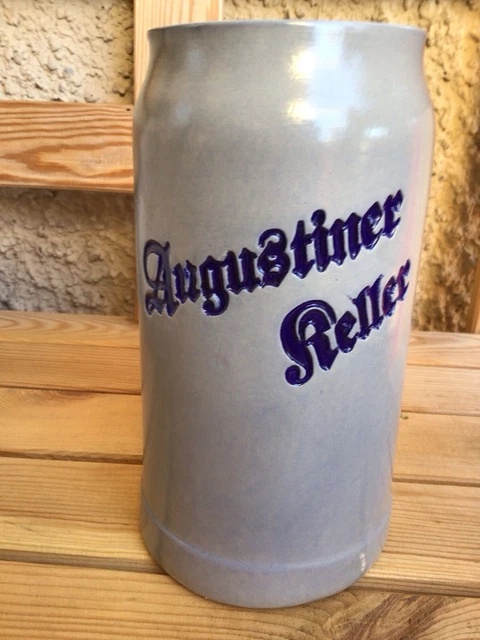 AUGUSTINER BRÄU MÜNCHEN Augustiner Keller 1l Oide Wies’n Masskrug 2012 EUR 18,00 - PicClick DE