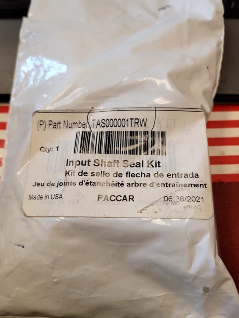 NEW OEM PACCAR- Input shaft seal KIT #TAS000001 TAS000001TRW (S1-C95) $69.15 - PicClick CA