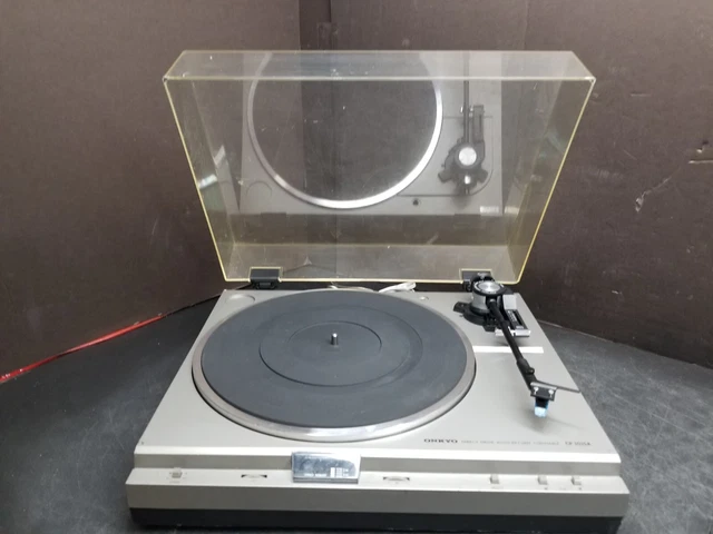 VINTAGE ONKYO DIRECT Drive Auto-Return Turntable Model CP-1015A Works £ ...
