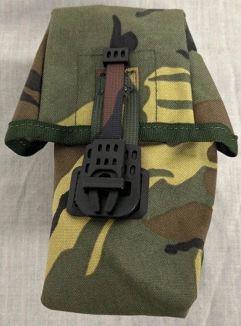 DUTCH MILITARY ISSUE DPM MOLLE Webbing Empty Triple Magazine Pouch £6. ...