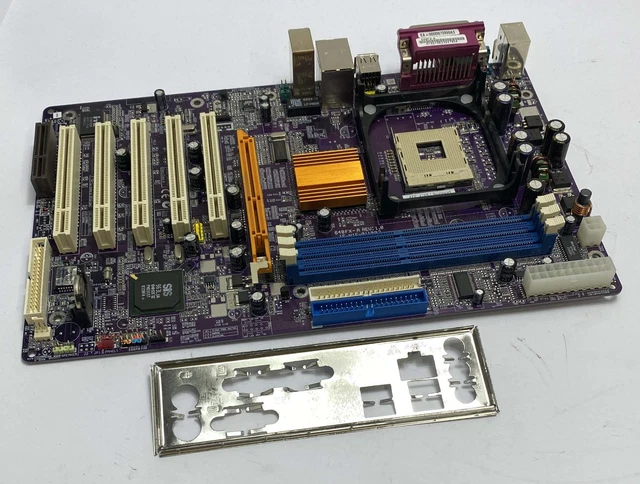 ECS ELITE 648FX-A REV: 1.0 Socket 478 Motherboard complete with ...