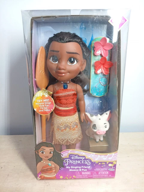 DISNEY PRINCESS ENCHANTING Moana Singing Friend: 14”/35cm Feature Doll ...