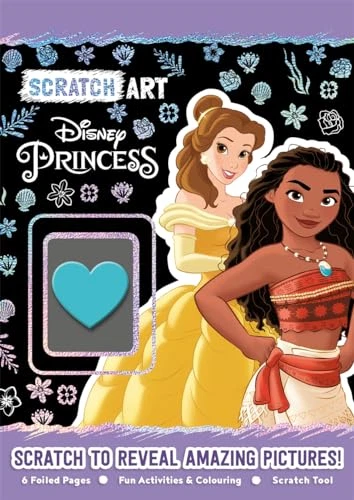 DISNEY PRINCESS: SCRATCH Art (With foiled pages, activi - Paperback NEW ...