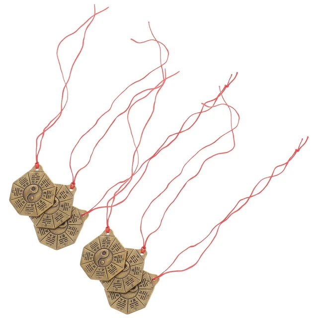 6 PCS CHINESE Wind Protection and Blessing Coins Feng Shui Ancient ...