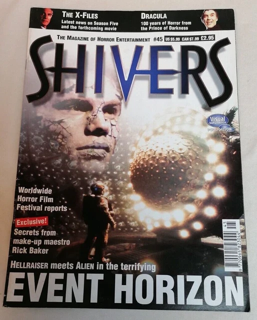 MAGAZINE - SHIVERS Horror Magazine #45 Event Horizon Rick Baker Dracula ...
