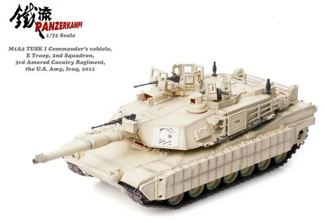 PANZERKAMPF 1:72 US M1A2 Abrams Main Battle Tank with TUSK I ...