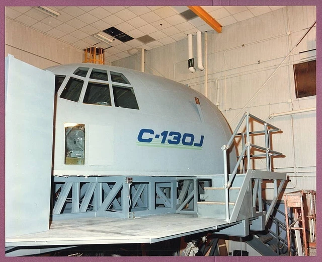 1990S LOCKHEED C-130J Hercules Cockpit Assembly Mockup 8x10 Original ...