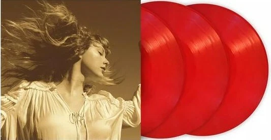 TAYLOR SWIFT - Fearless (Taylor's Version) 3-LP Red Vinyl "Ships Now ...