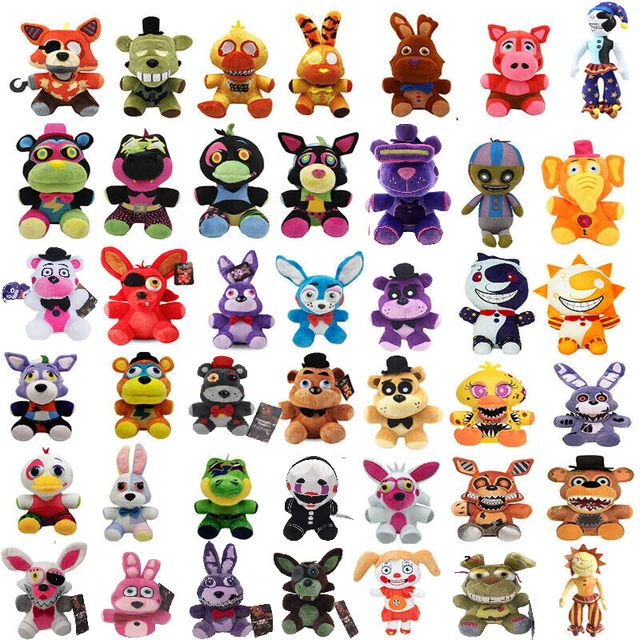 FIVE NIGHTS AT Freddy's FNAF Plushie Toy 7" Plush Doll Foxy Bonnie ...