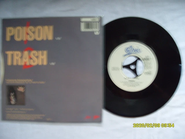 ALICE COOPER POISON EPIC RECORDS UK 7" VINYLE SINGLE dans POCHETTE ...