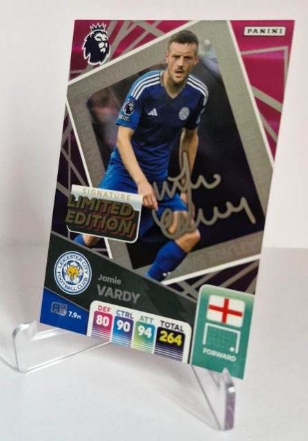 PANINI ADRENALYN XL Premier League 2025 24/25 Jamie Vardy Leicester Le ...