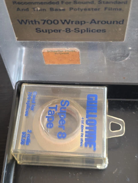 VINTAGE SUPER-8-SPLICES WITH 700 Wrap-Around Standard &Thin Base ...