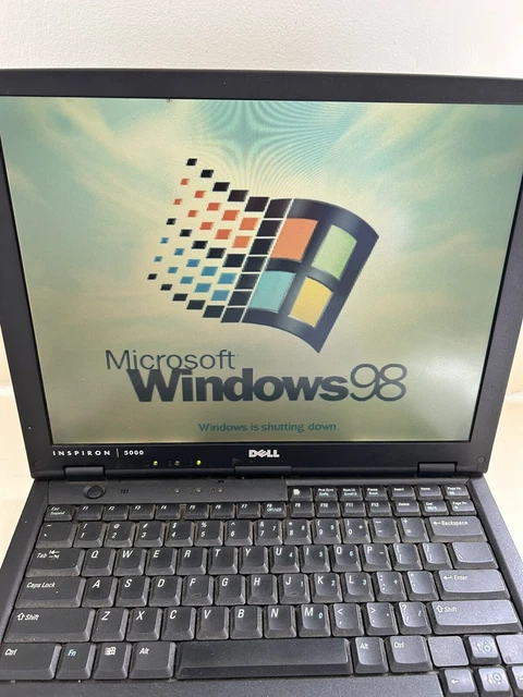DELL MICRO SOFT Windows 98 Model No. PPM Inspiron 5000 Laptop £119.03 ...