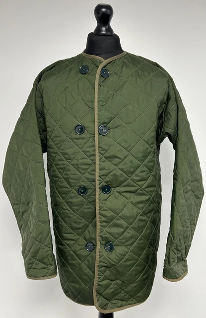 BRITISH MILITARY GREEN Quilted Extreme Cold Weather Parka Jacket Liner ...