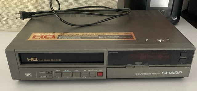 SHARP VC-7844U VHS VCR For Parts No Remote $7.00 - PicClick