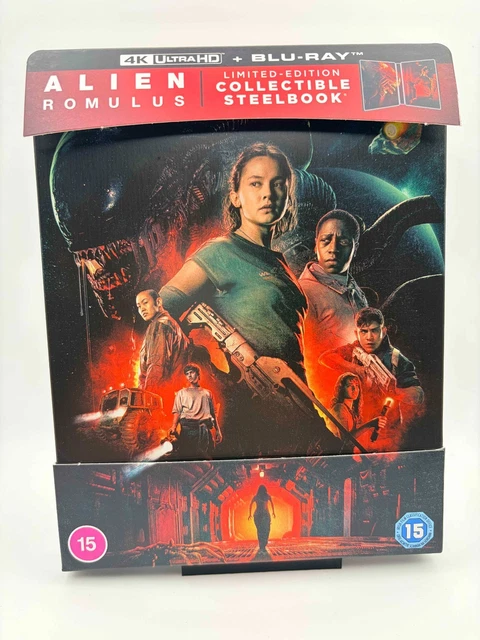 ALIEN ROMULUS : 4K Ultra UHD + Blu-ray UK STEELBOOK Limited EditionOOP ...